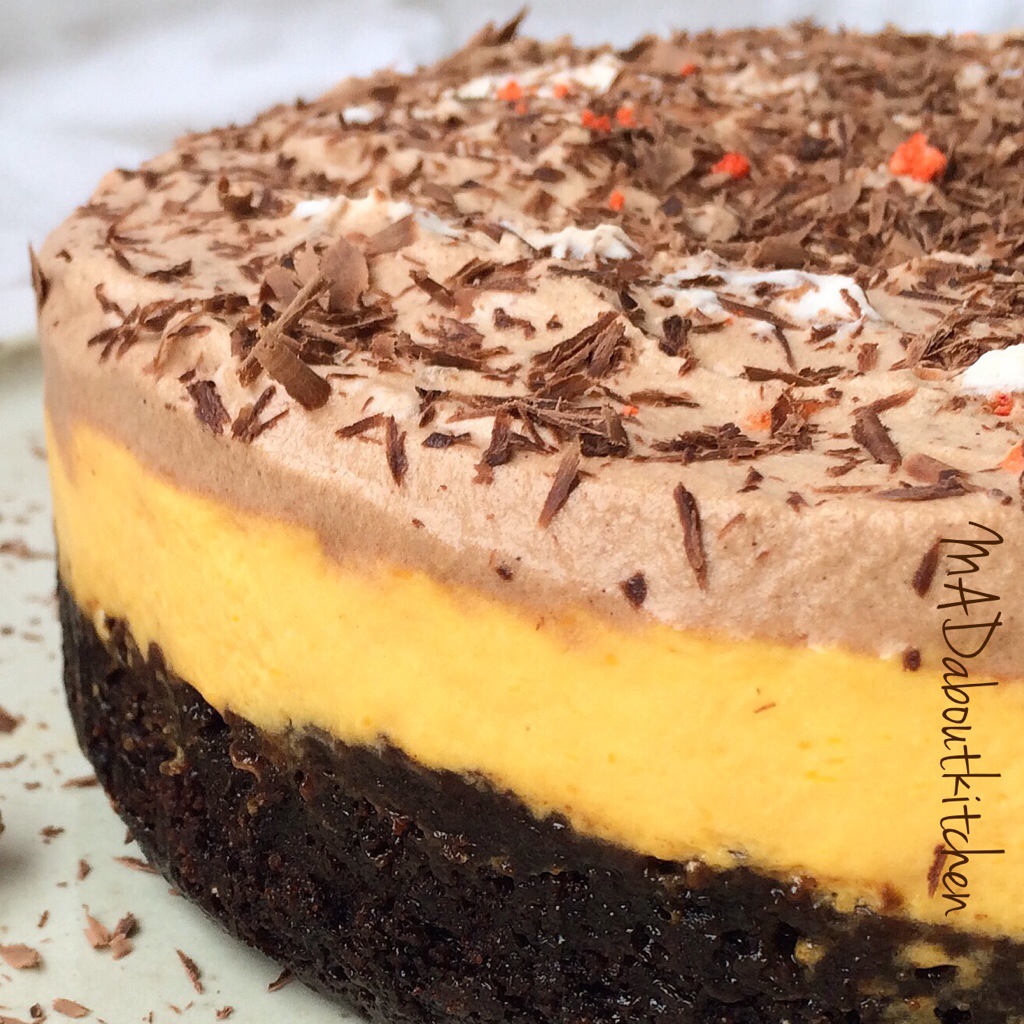CHOco Mango Mousse Cake - MADaboutkitchen