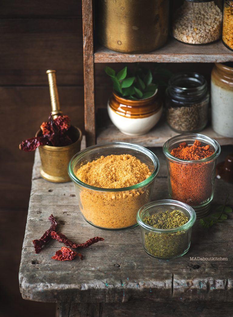 ANDhra Style Chutney Powder - Gunpowder - MADaboutkitchen